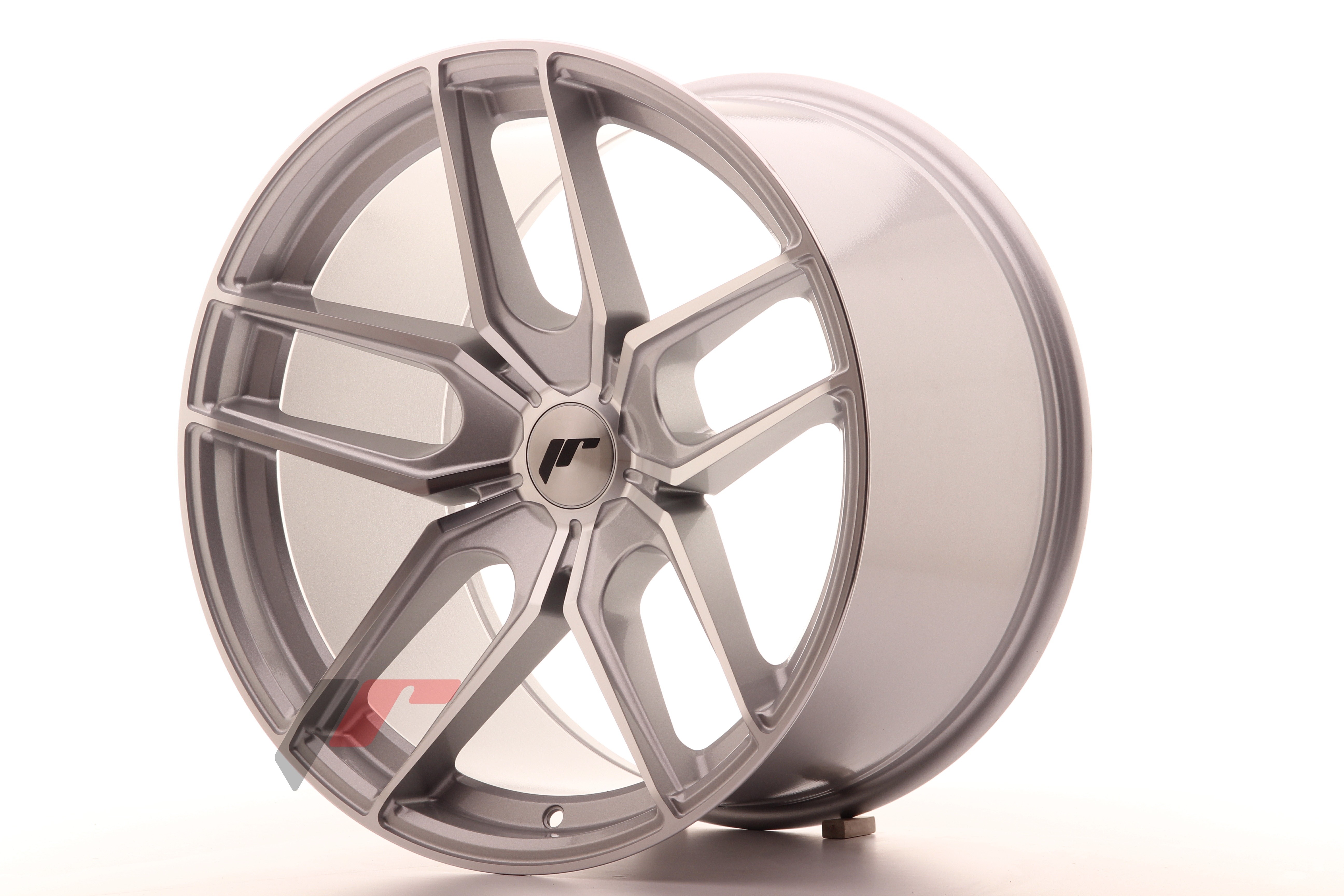 Japan Racing JR-25 19x11 5H Blank Silver Machined | ModeView
