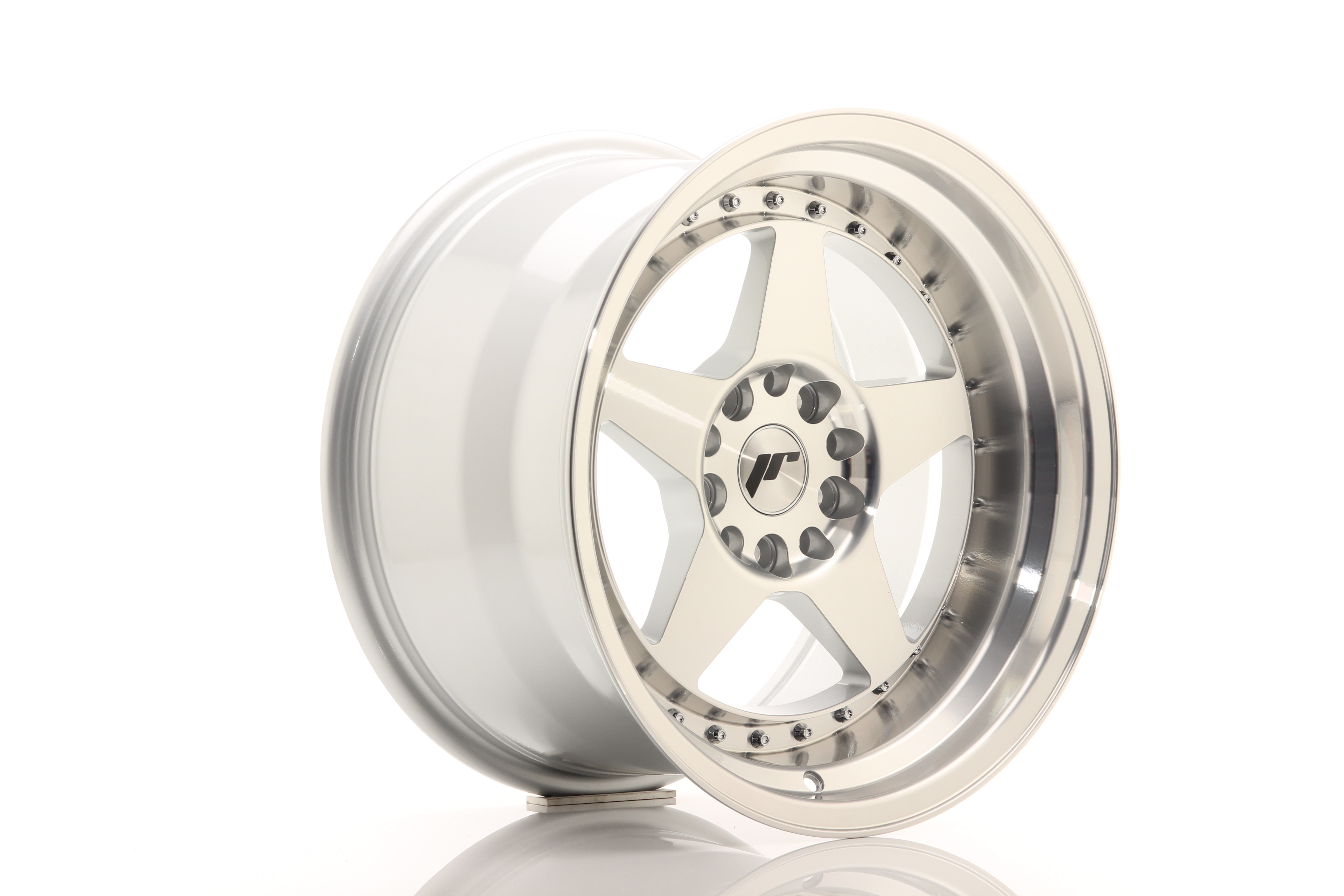 Japan Racing JR-6 17x10 Machined Silver | ModeView