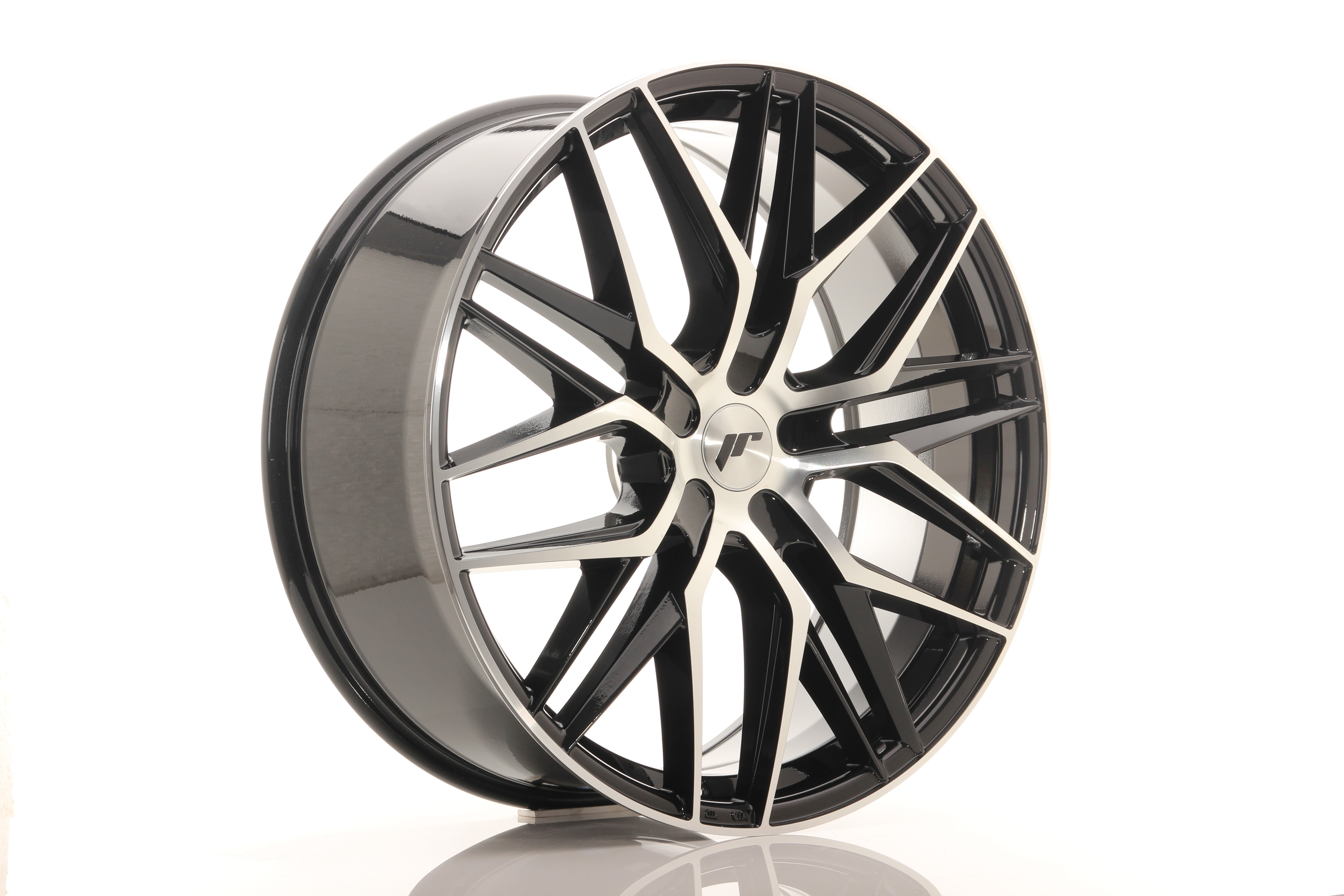 Japan Racing JR-28 22x9 5H Blank Black Machined | ModeView