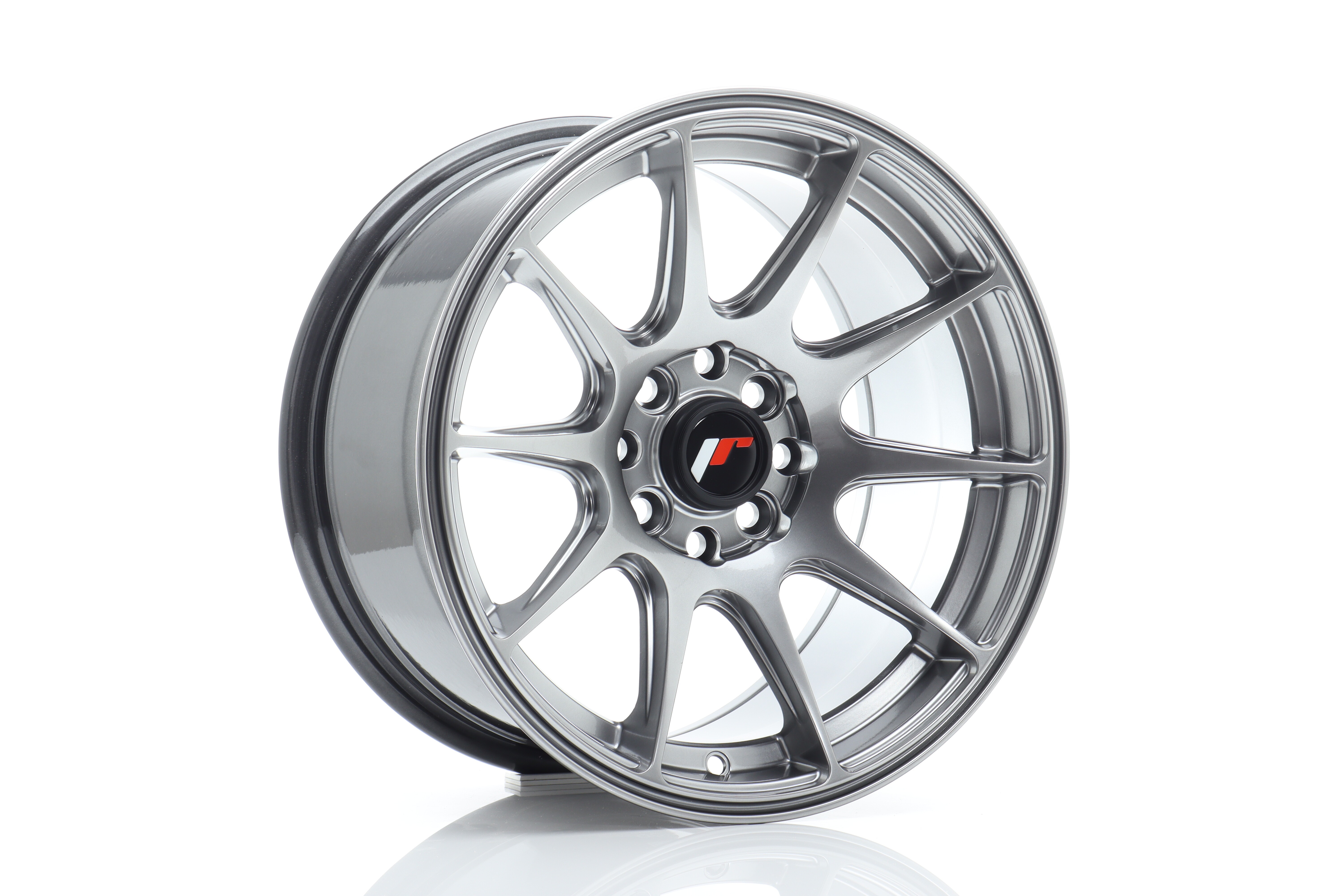 JR Wheels JR11 15x8 4x100/108 Hyper Black | ModeView